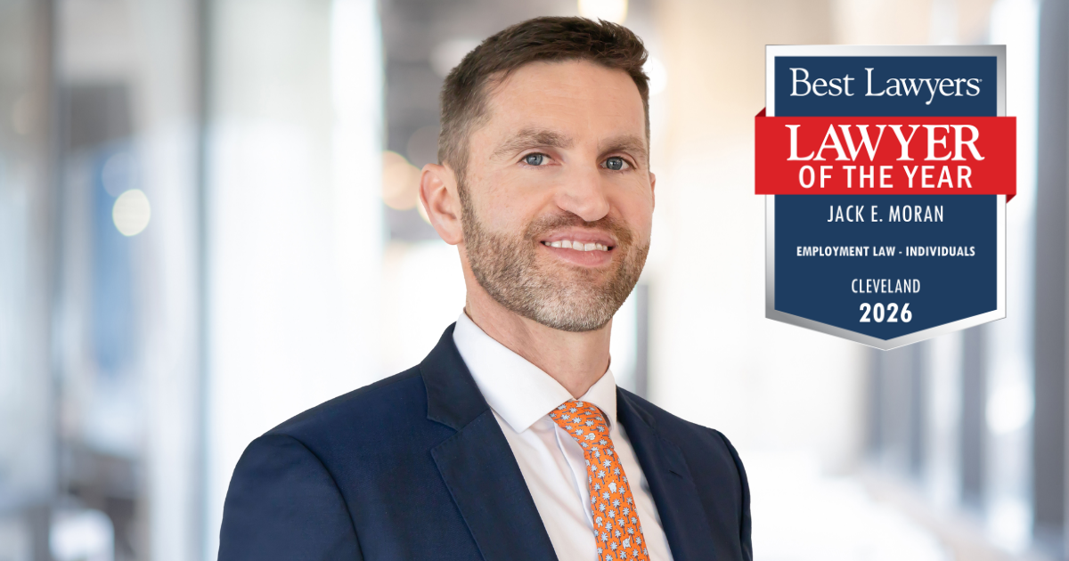 Jack Moran 2026 “Lawyer of the Year” by Best Lawyers®